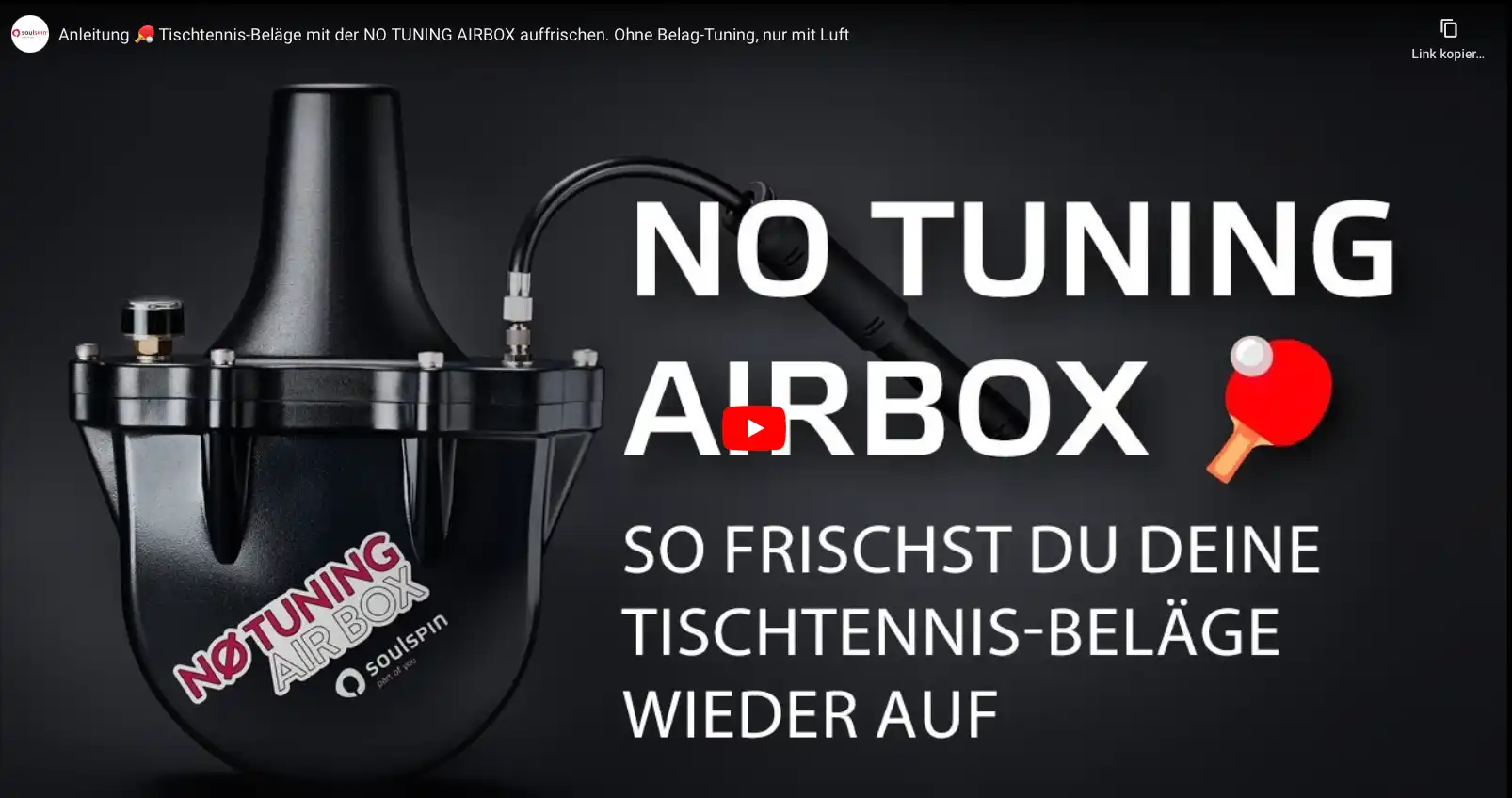 Video instruction AIRBOX 🏓 SOULSPIN Table Tennis Shop